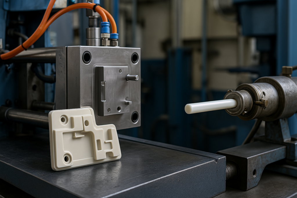 Moldeo por inyección y extrusión: diferencias clave
